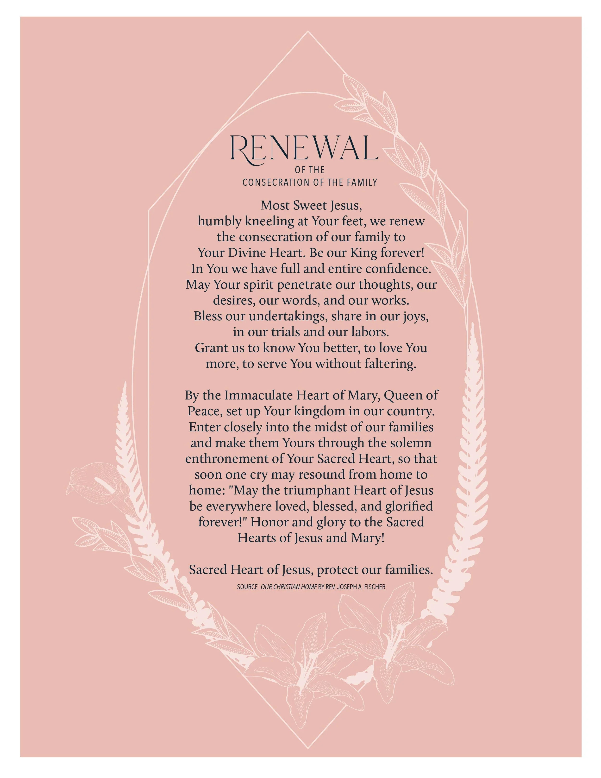 Enthronement of the Sacred Heart of Jesus – Telos Art