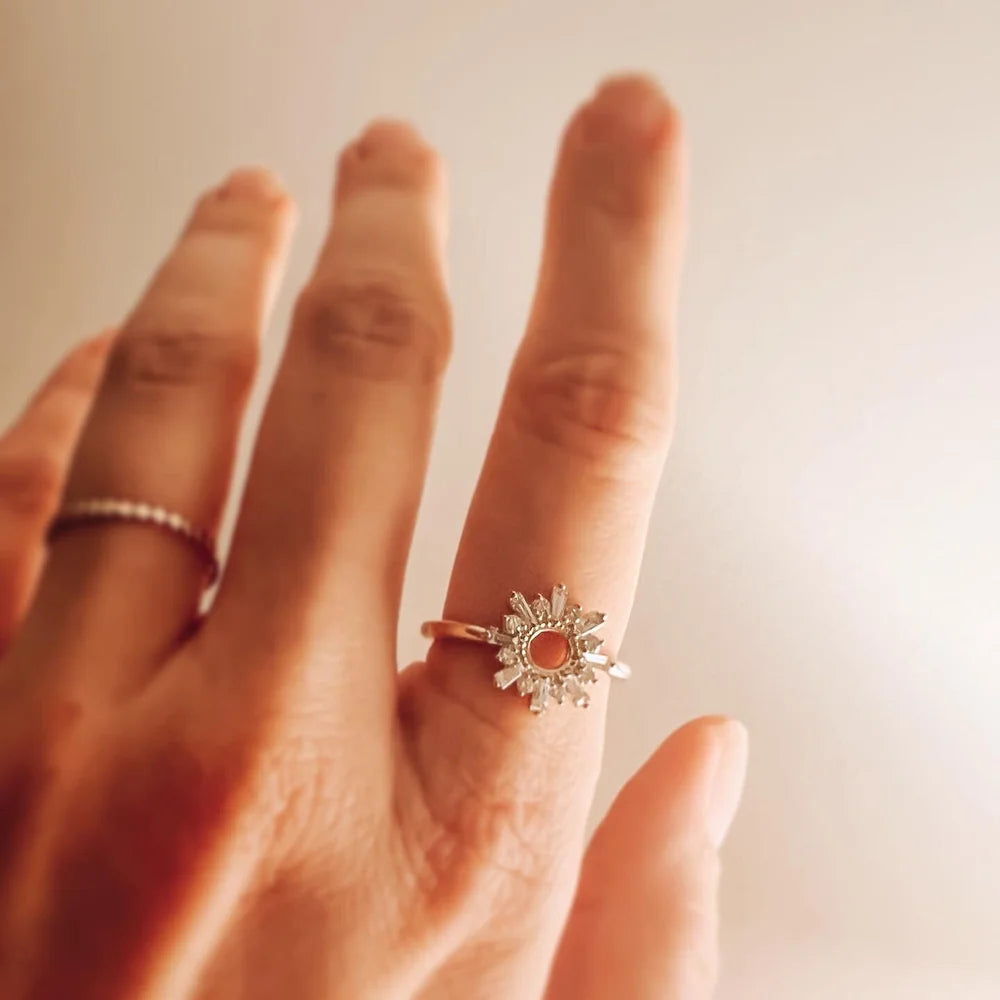 Diamond Monstrance-Inspired Ring – Telos Art Catholic Jewelry
