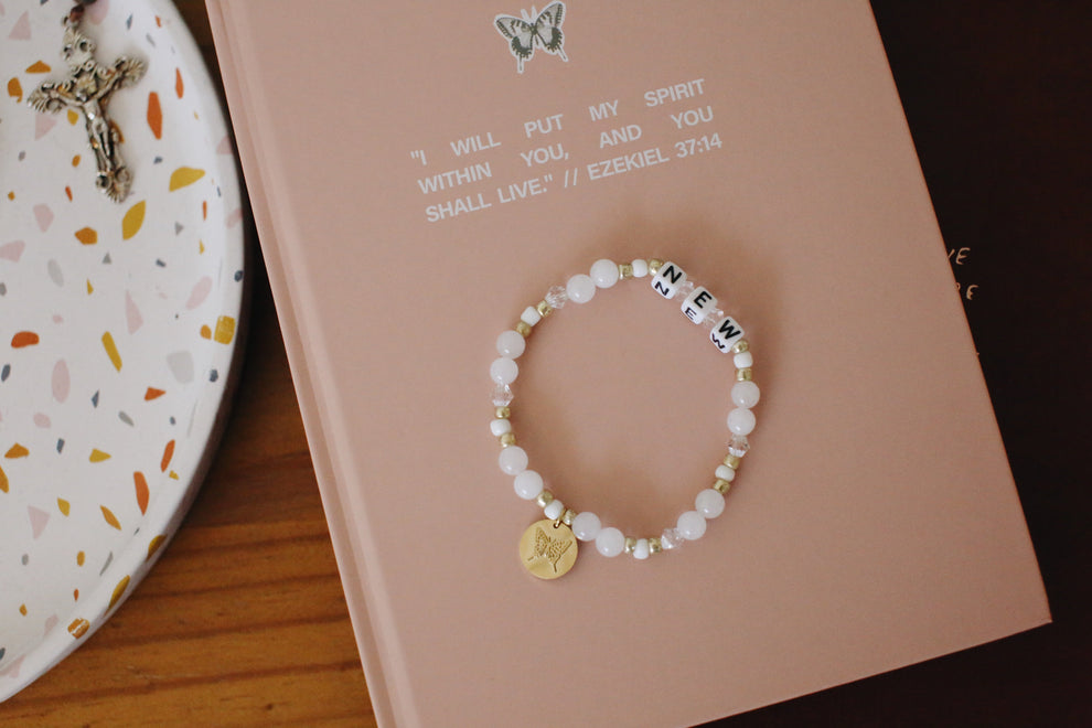 NEW Bracelet – Faith Stretch Bracelet for Women, Symbol of Renewal and ...