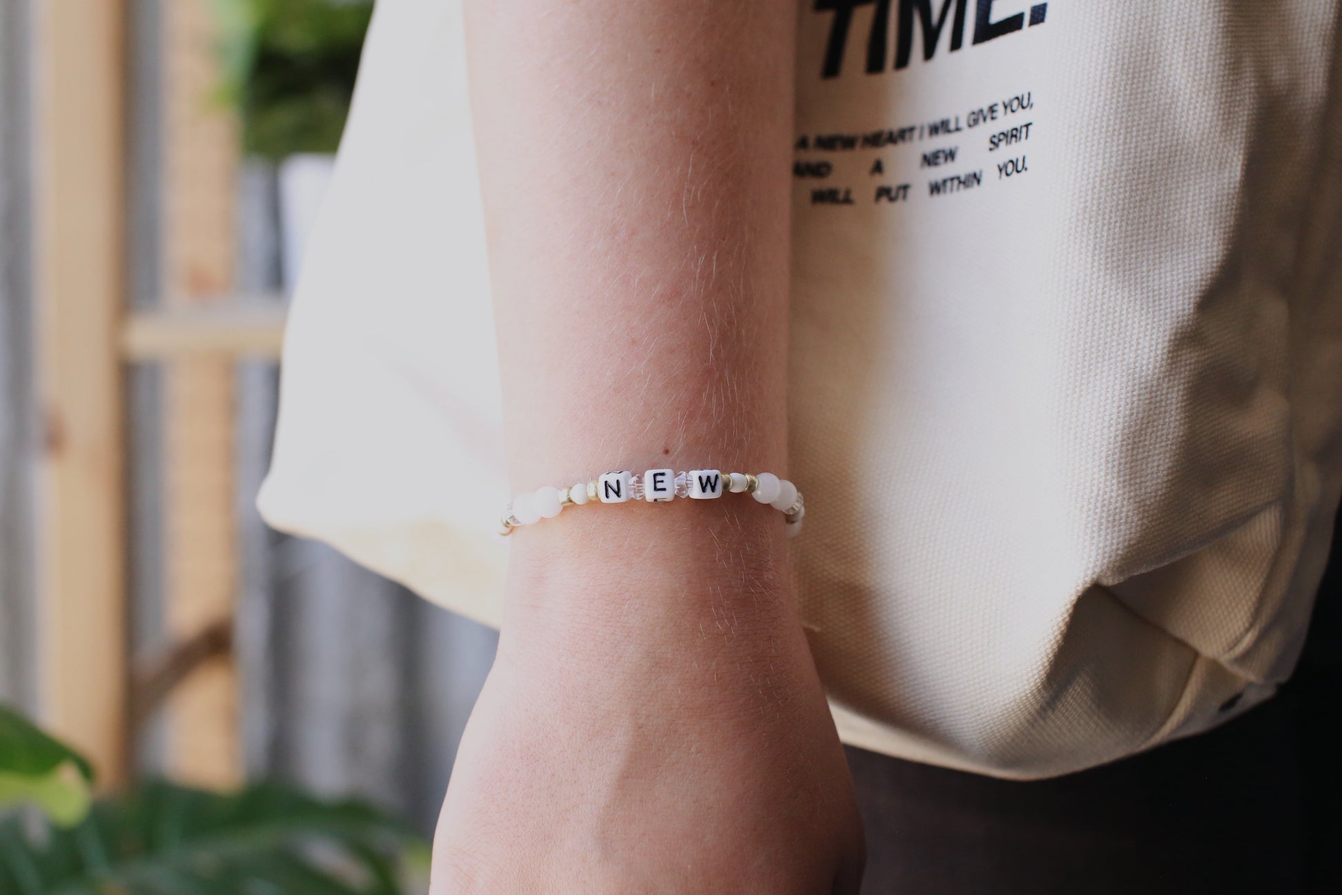 NEW Bracelet – Faith Stretch Bracelet for Women, Symbol of Renewal and ...