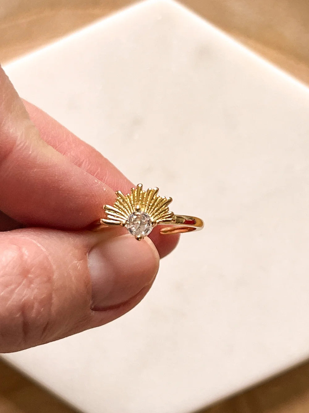 Adjustable Monstrance Ring – Telos Art Catholic Jewelry